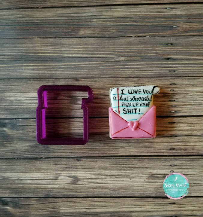 Envelope with Letter Cookie Cutter – Bobbi's Cutters