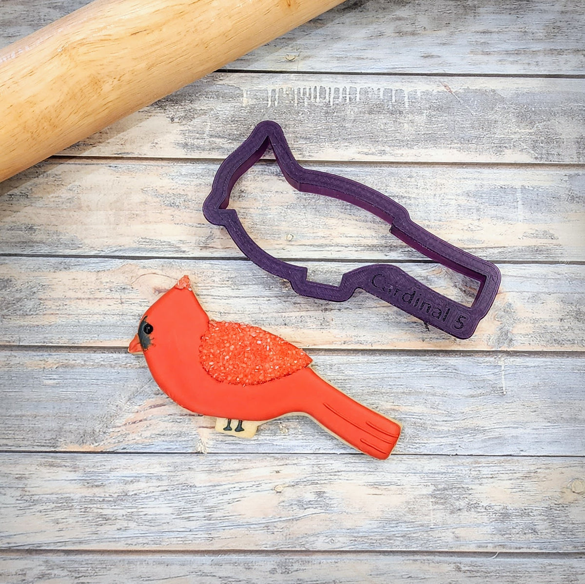 Cardinal Cookie Cutter – Bobbi's Cutters