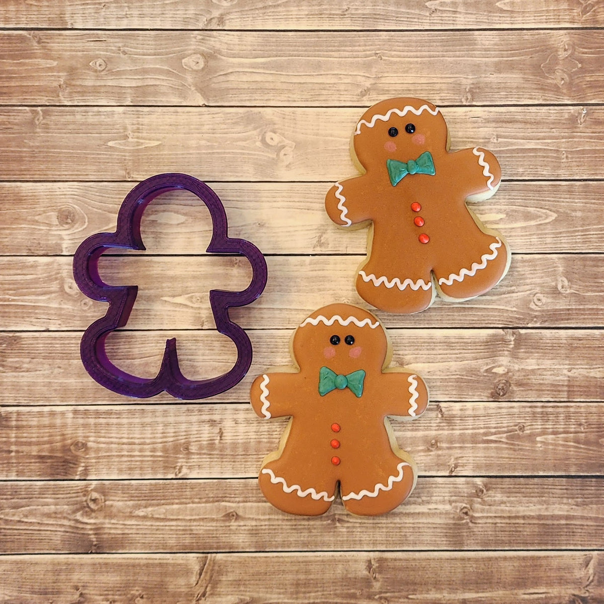 Gingerbread Man #3 Cookie Cutter – Bobbi's Cutters
