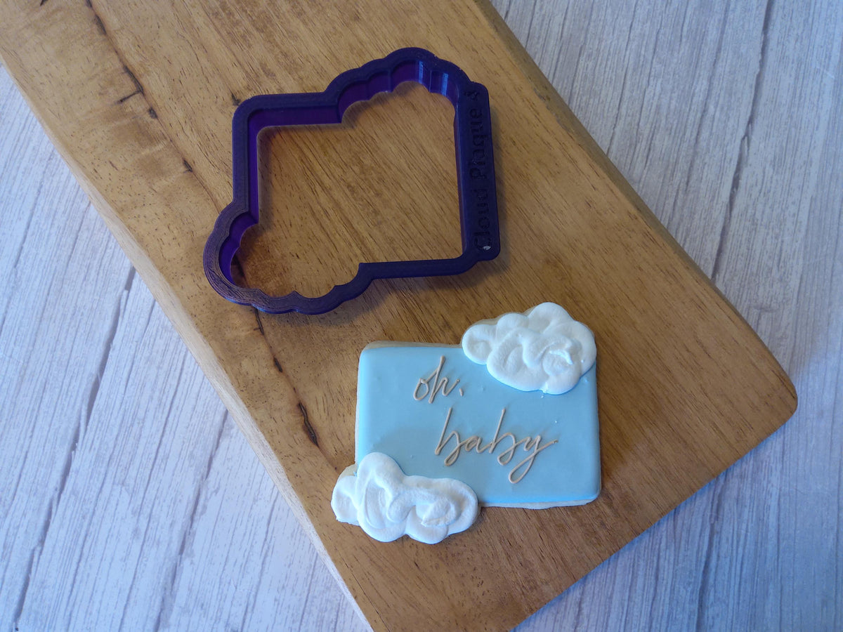 Cloud Plaque Cookie Cutter – Bobbi's Cutters