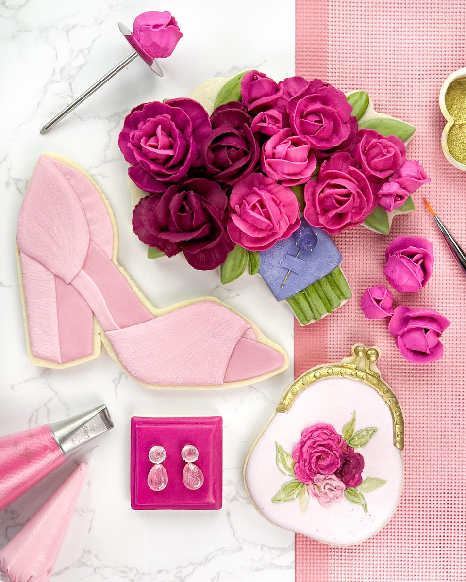 Get Ready With Me by Painted Ladies Pastry Set of 4 Cookie Cutters ...