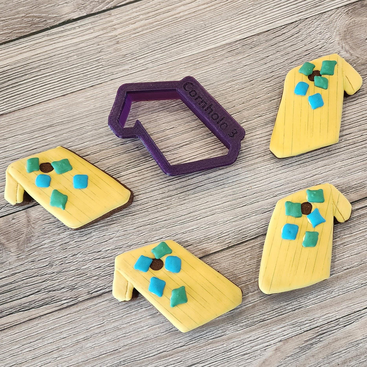 Corn Hole Board Cookie Cutter – Bobbi's Cutters