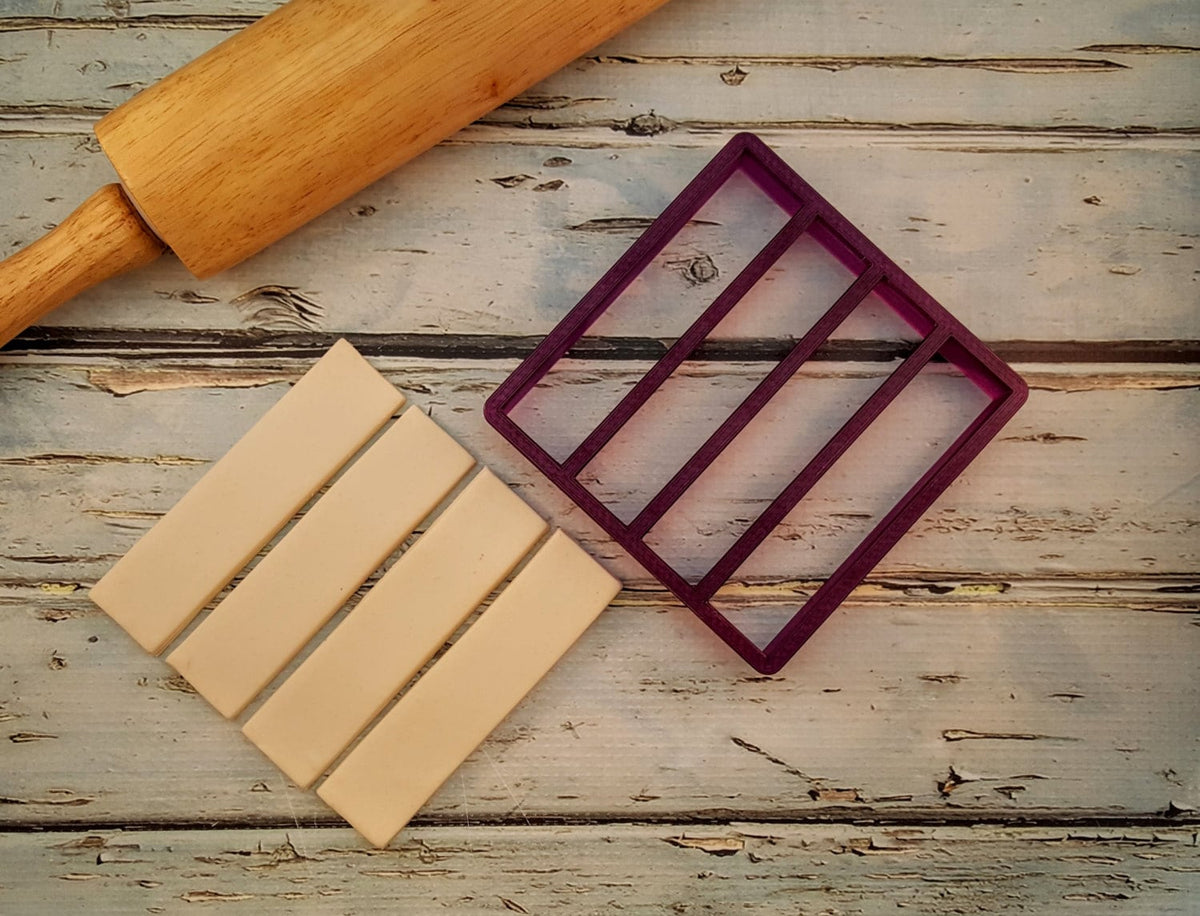 Multi Cutter Rectangle Cookie Cutter – Bobbi's Cutters
