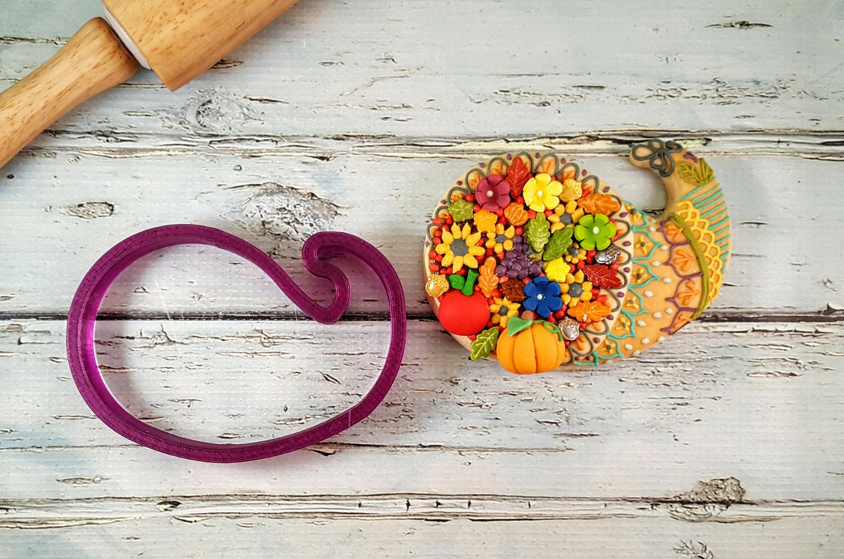 Cornucopia Plaque Cookie Cutter – Bobbi's Cutters