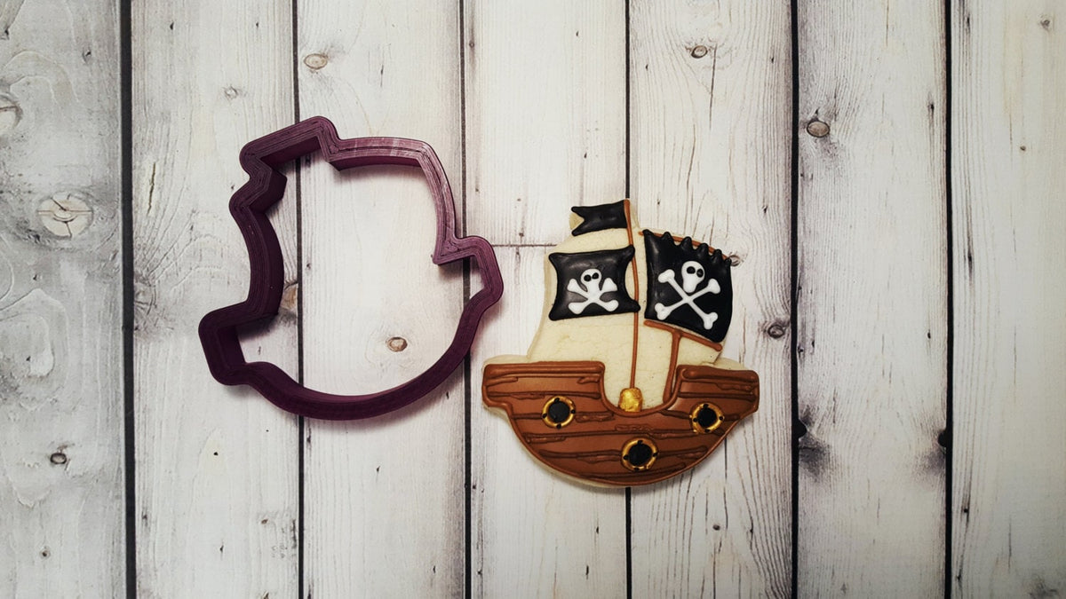 Pirate Ship Cookie Cutter – Bobbi's Cutters