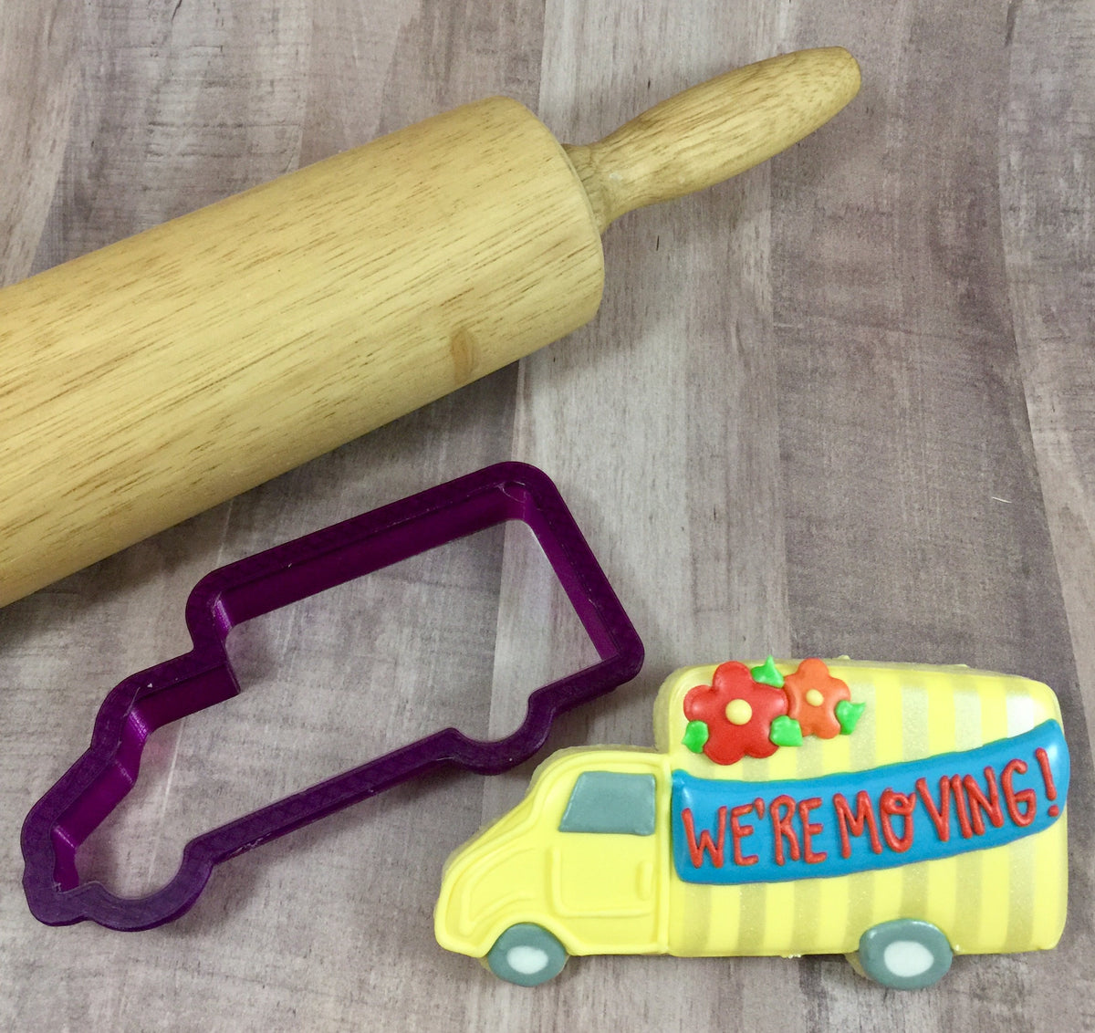 Box Truck Moving Truck Cookie Cutter – Bobbi's Cutters