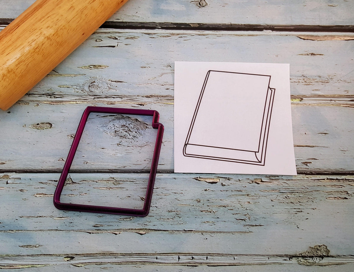 Closed Book Cookie Cutter – Bobbi's Cutters