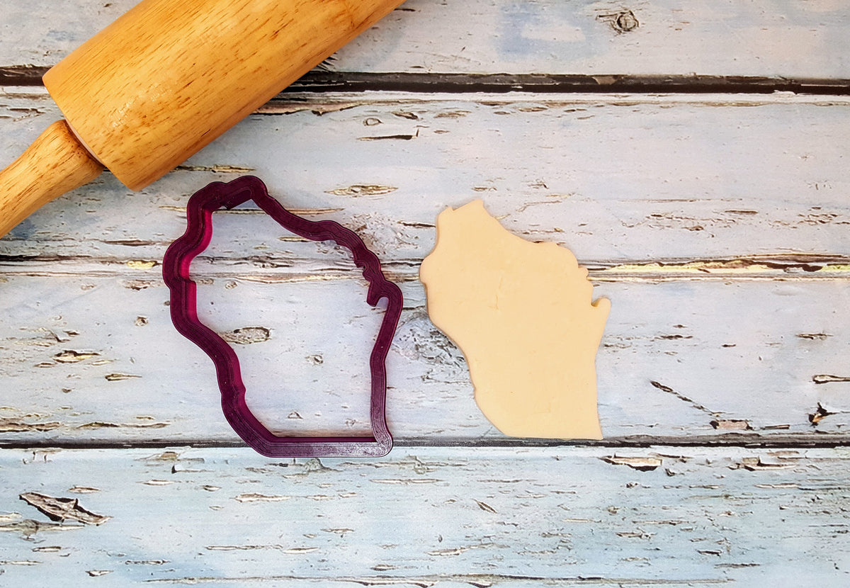 State of Wisconsin Cookie Cutter – Bobbi's Cutters