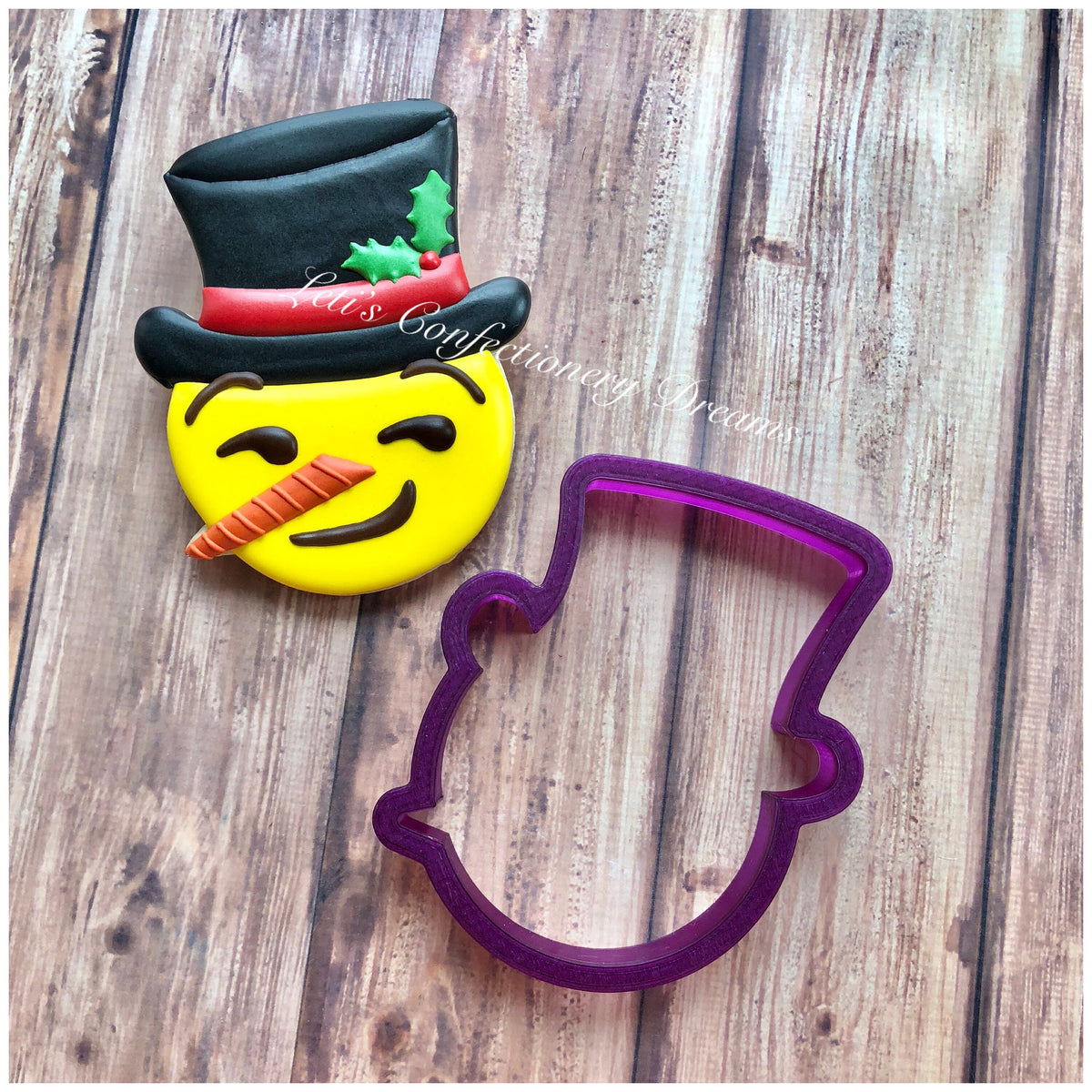 Snowman Emoji Cookie Cutter – Bobbi's Cutters