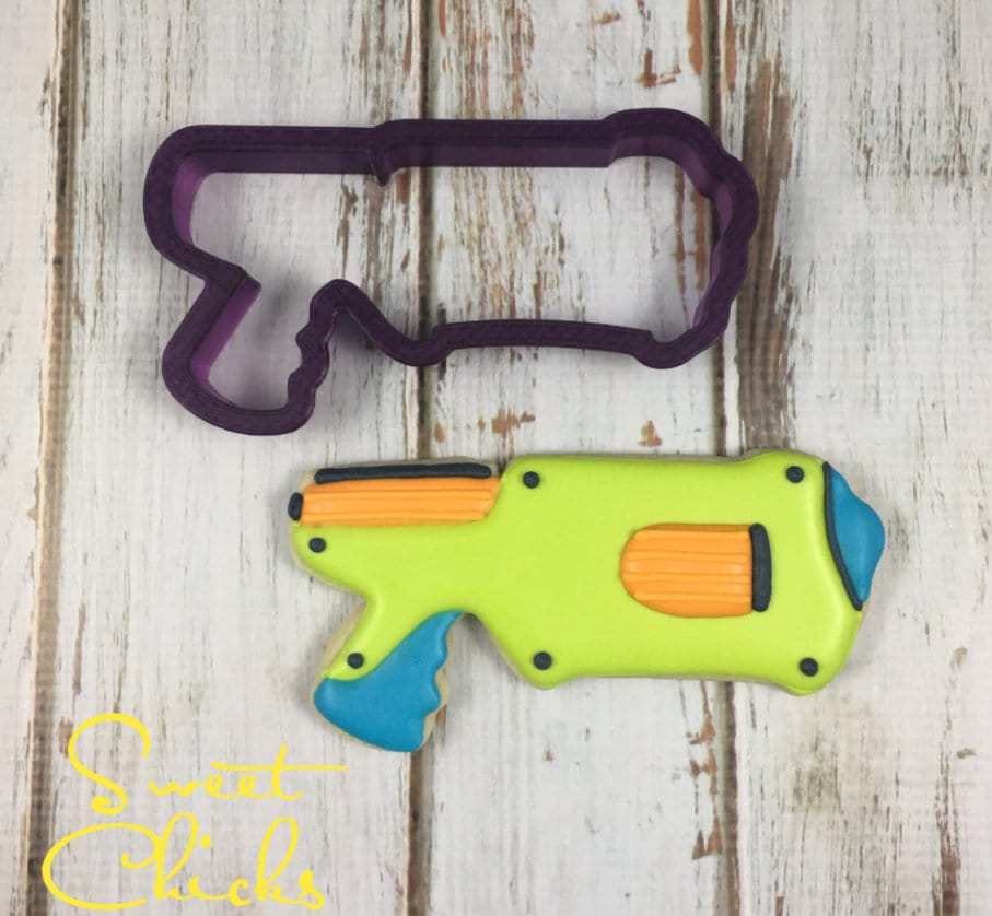 Water Gun or Dart Gun Cookie Cutter – Bobbi's Cutters