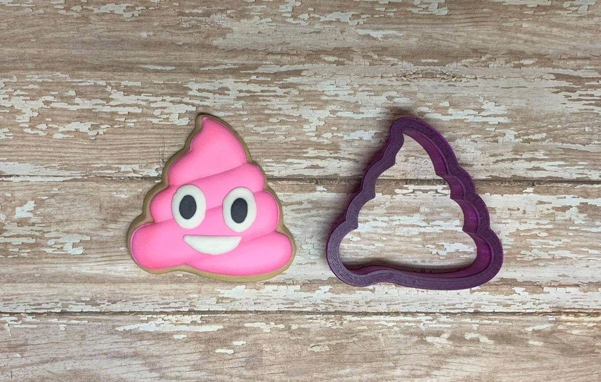 Poop #2 Poop Emoji Cookie Cutter – Bobbi's Cutters