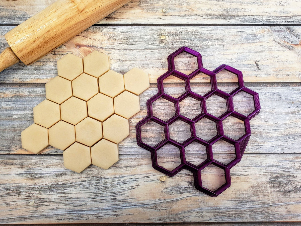 Multi Cutter Hexagon Cookie Cutter – Bobbi's Cutters