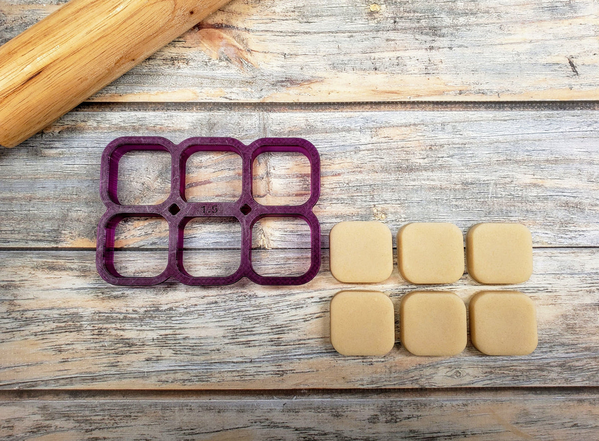 Multi Square with Rounded Corners Cookie Cutter – Bobbi's Cutters