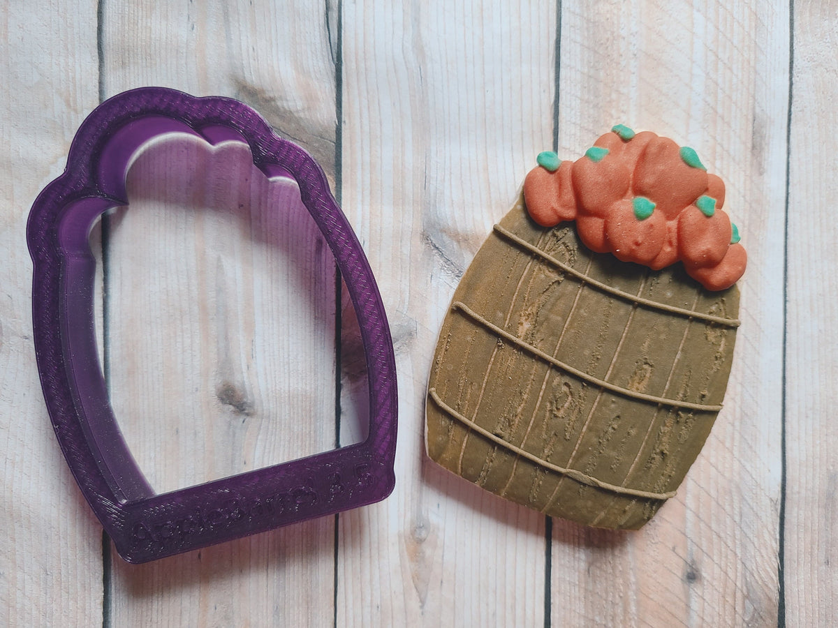 Barrel of Apples Cookie Cutter – Bobbi's Cutters