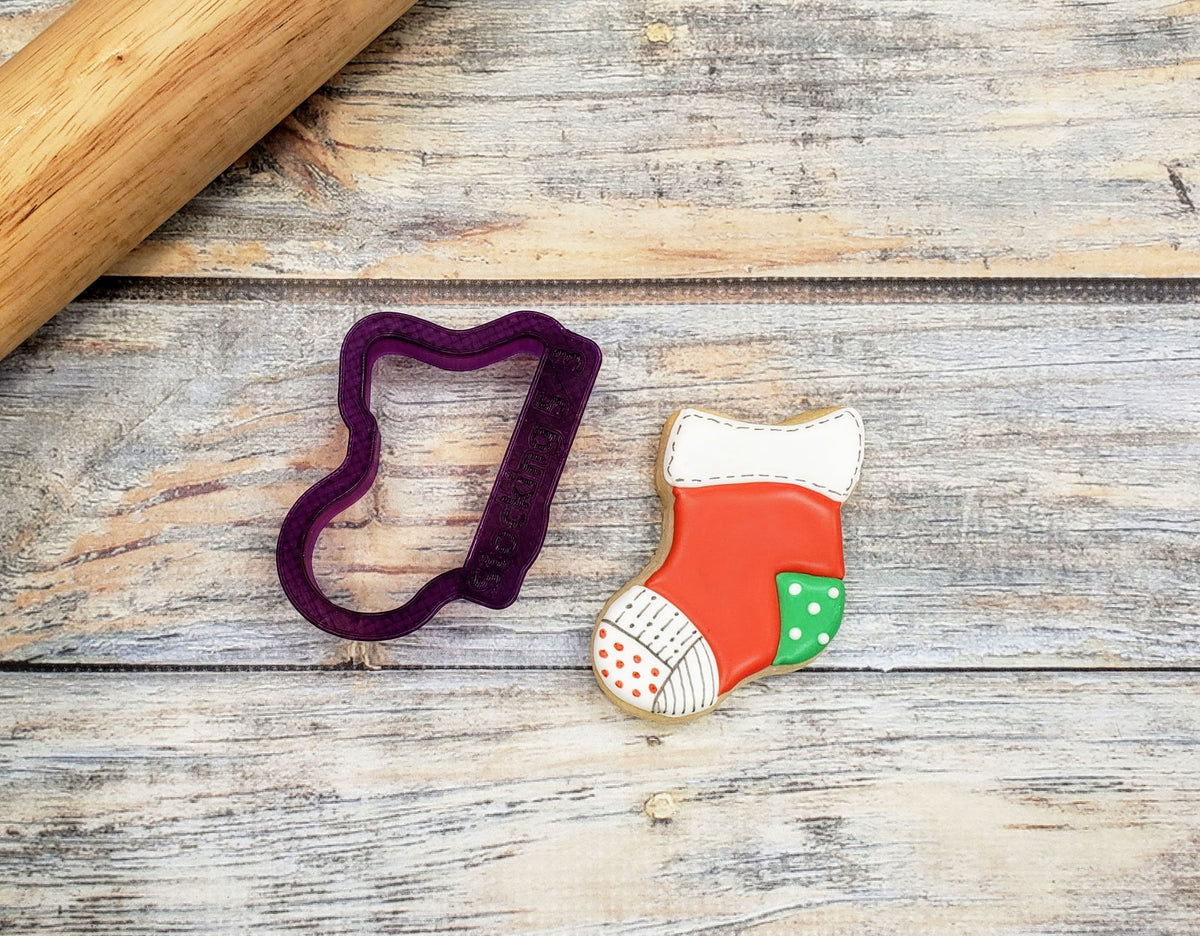 Christmas Stocking #5 Cookie Cutter – Bobbi's Cutters