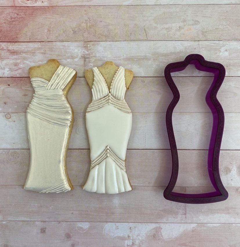 Wedding Dress #3 Bridesmaid Quinceanera Prom Formal Cookie Cutter ...