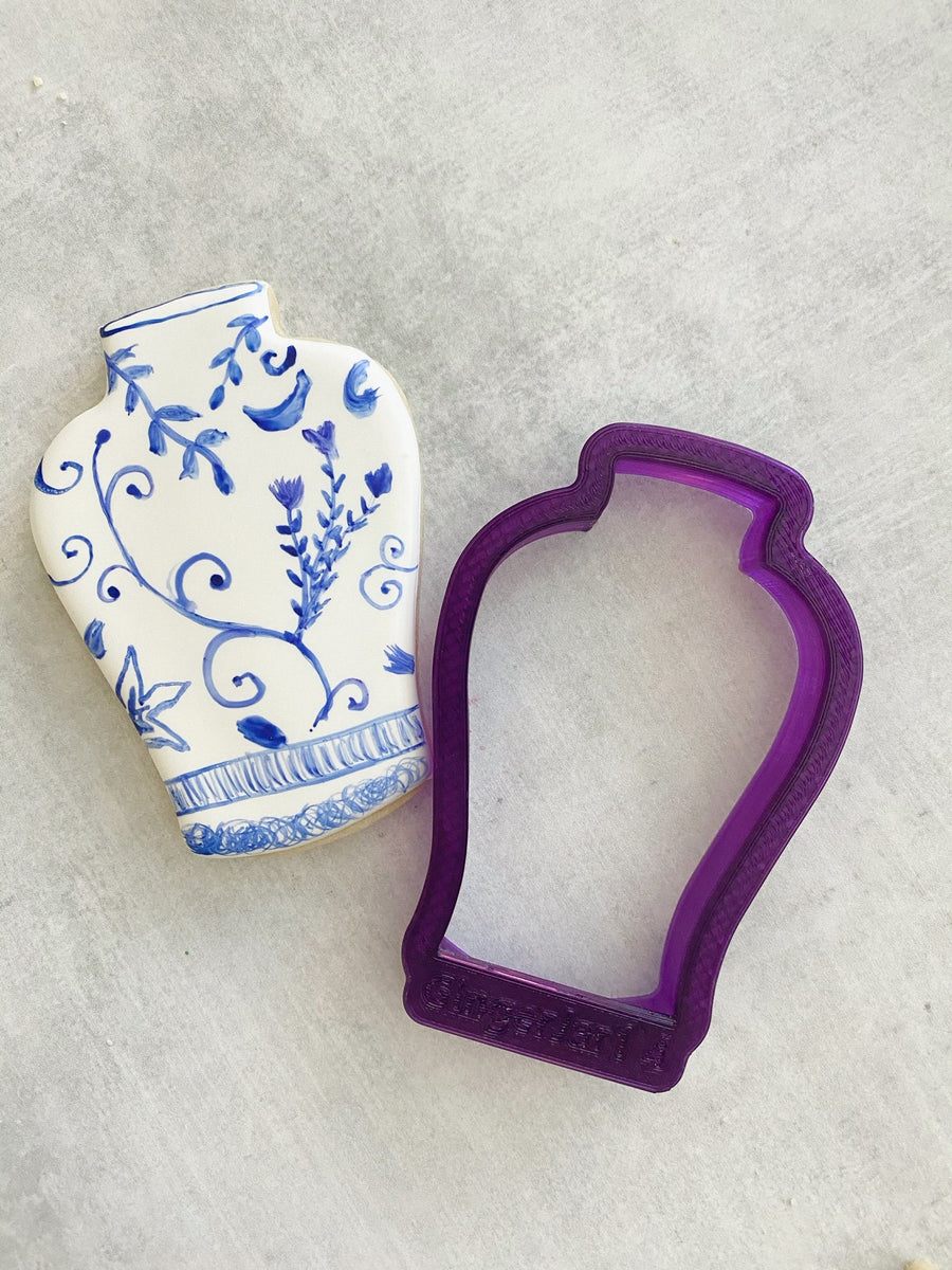 Ginger Jar #1 Cookie Cutter – Bobbi's Cutters