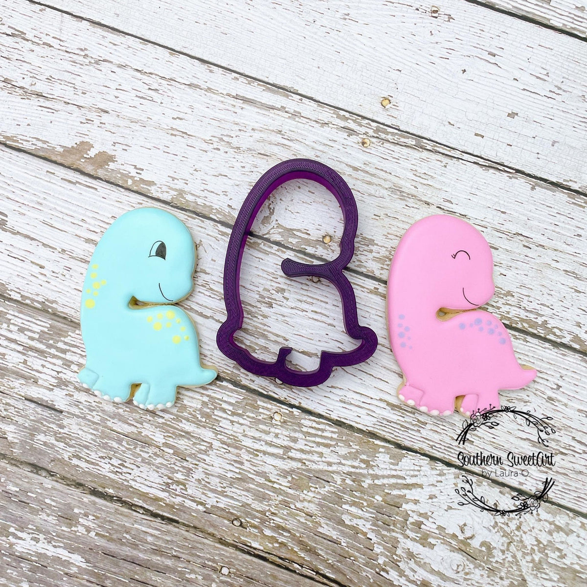 T-Rex Dinosaur #2 Cookie Cutter – Bobbi's Cutters
