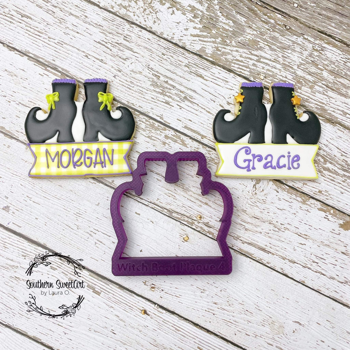 Witch Boot Plaque Cookie Cutter – Bobbi's Cutters