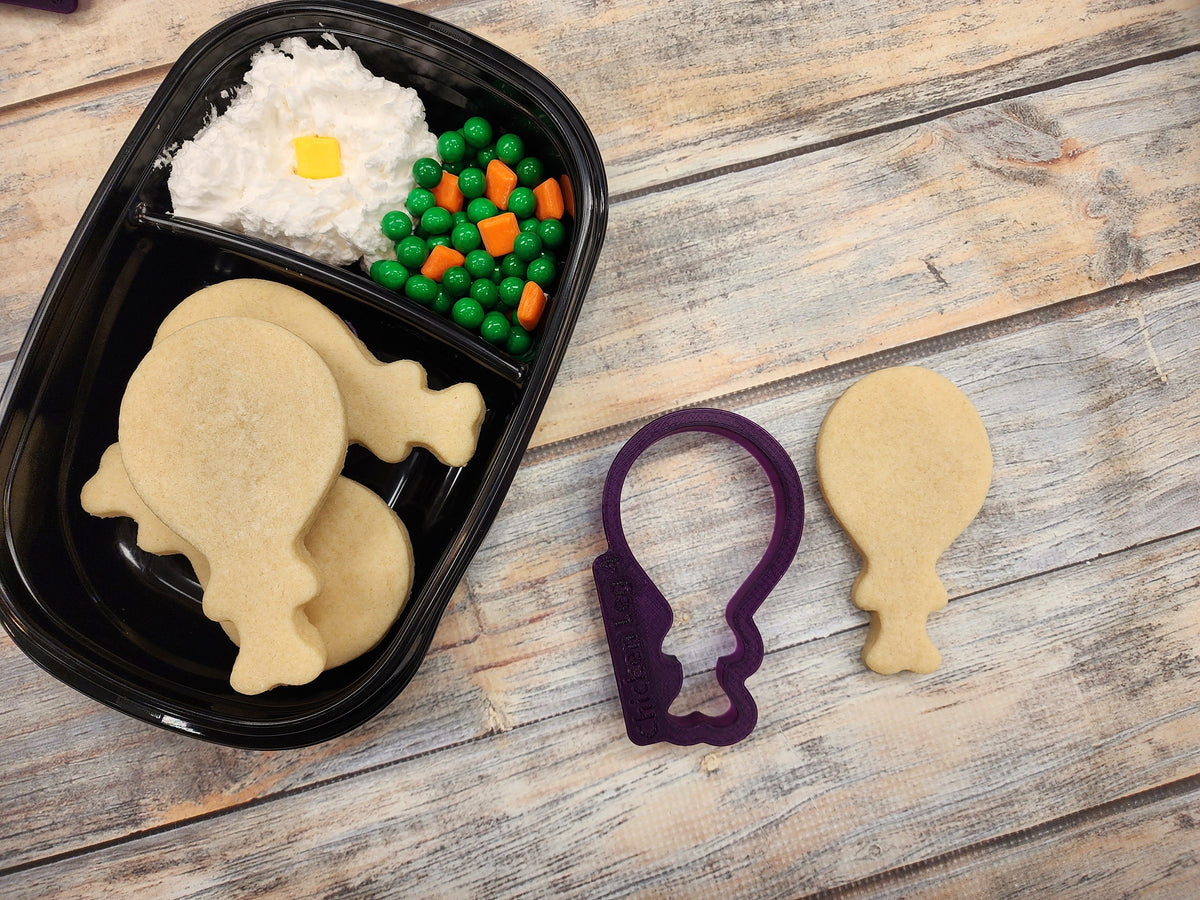 Chicken Leg or Turkey Leg Cookie Cutter – Bobbi's Cutters