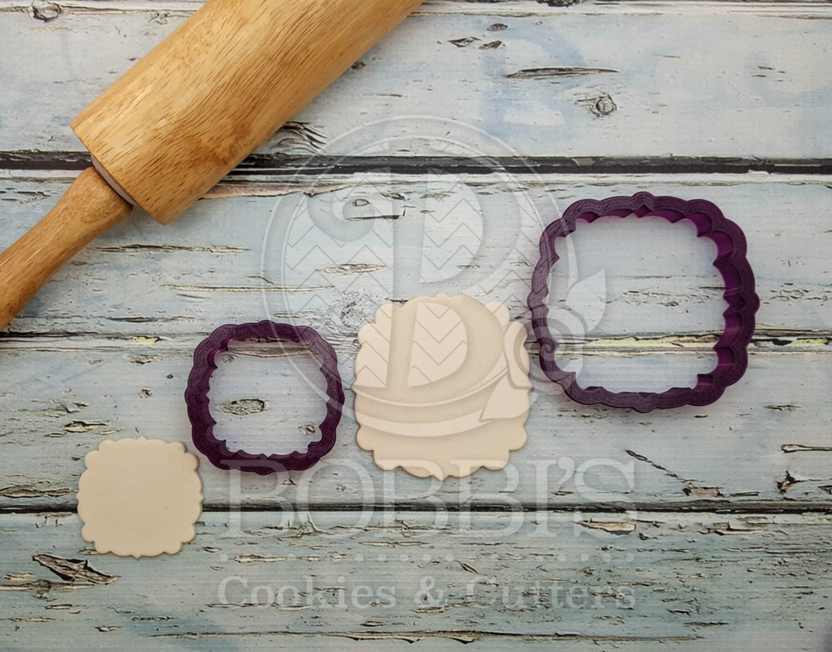 Alicia Plaque #2 Cookie Cutter – Bobbi's Cutters